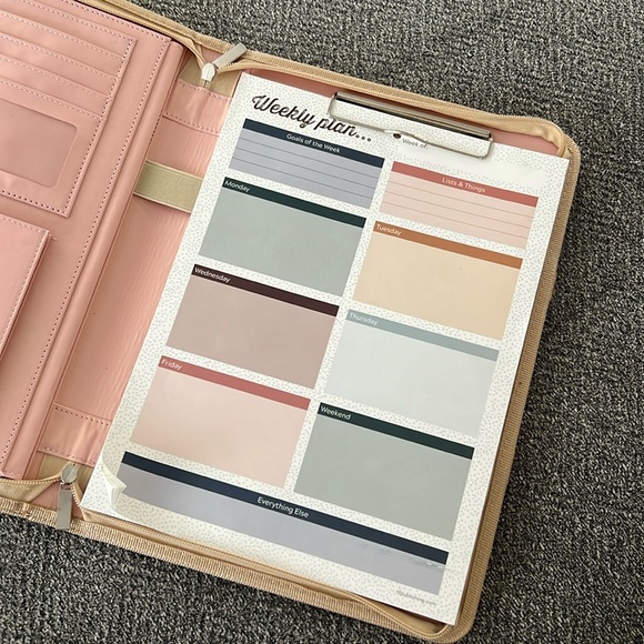 Office | Blank Weekly Planner 85x11 | Poshmark
